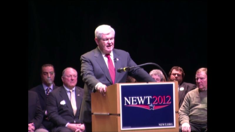 Newt Gingrich vows to keep GOP campaign positive. | CNN Newt Gingrich vows to keep GOP campaign positive. | CNN