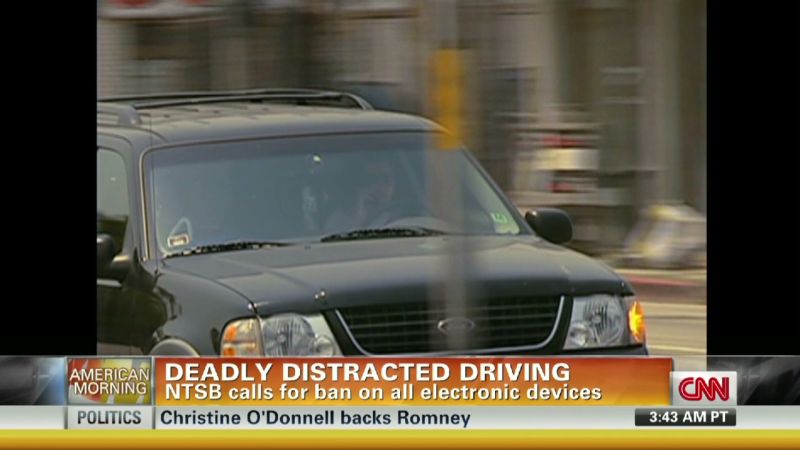 NTSB rep on calling for cell phone ban | CNN
