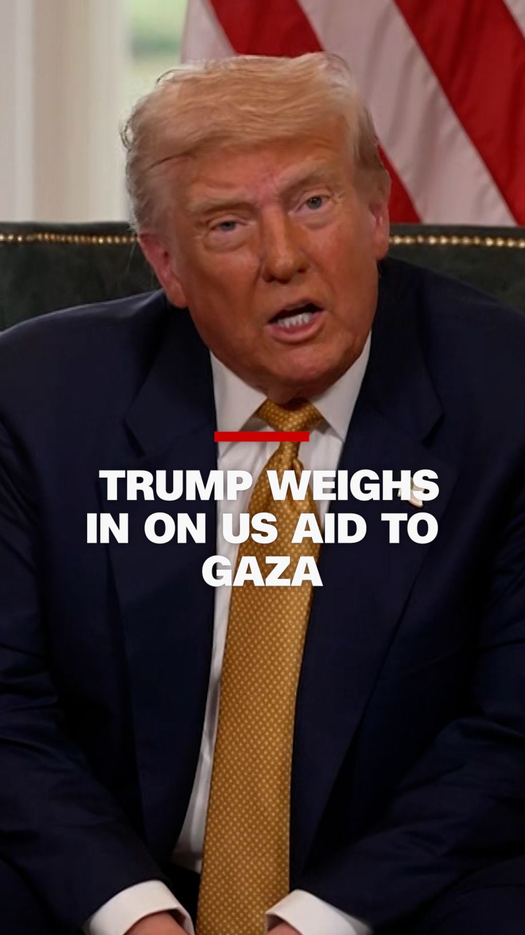 Trump weighs in on US aid to Gaza | CNN