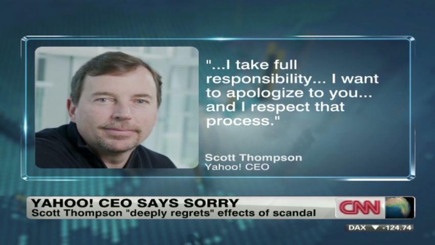 Adam Seesel looks at the Yahoo CEO resume scandal. | CNN Business