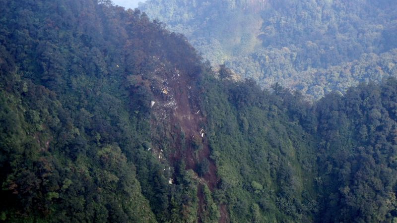 Rescuers comb wreckage of Russian jet that crashed on Indonesian ...