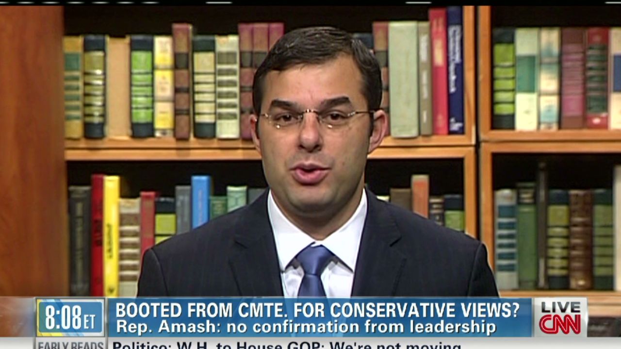 Rep. Amash (R-MI): GOP leadership is out of step with America; not ...