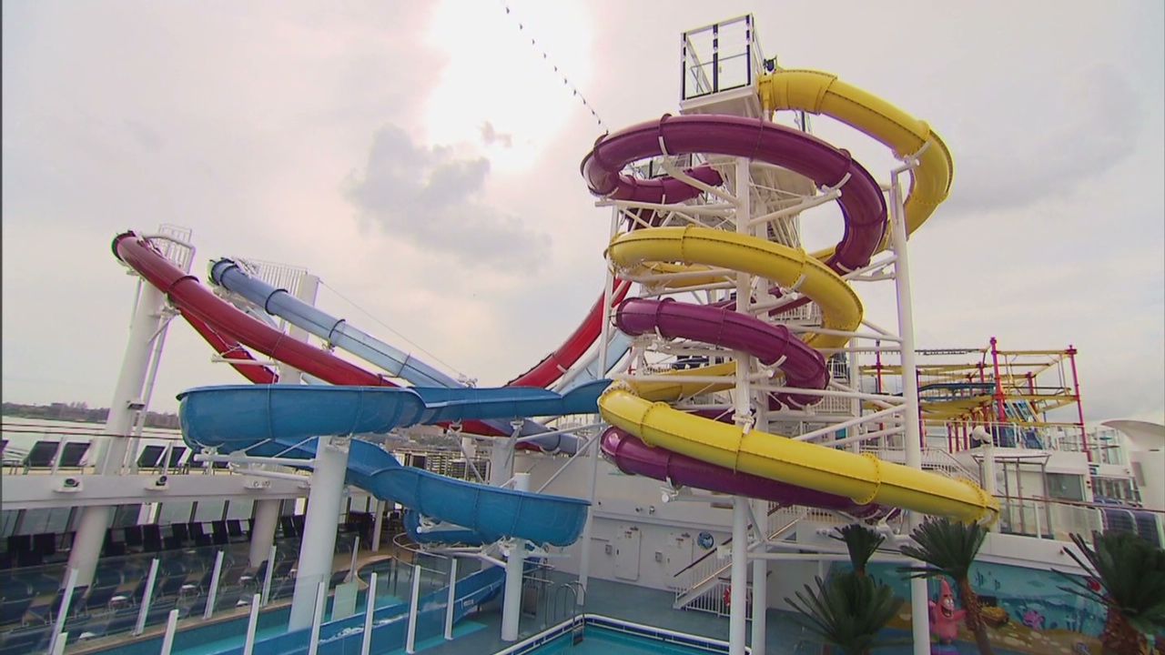 Water park aboard Norwegian’s new cruise ship | CNN Business