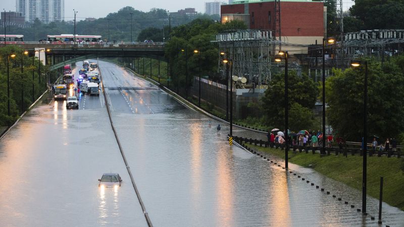 Photos Flash Flooding In Toronto Cnn