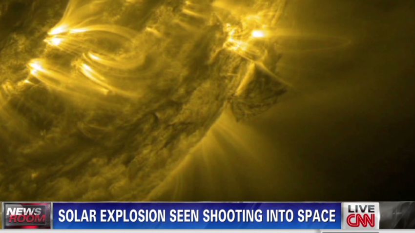 See solar explosion caught on NASA’s cameras | CNN