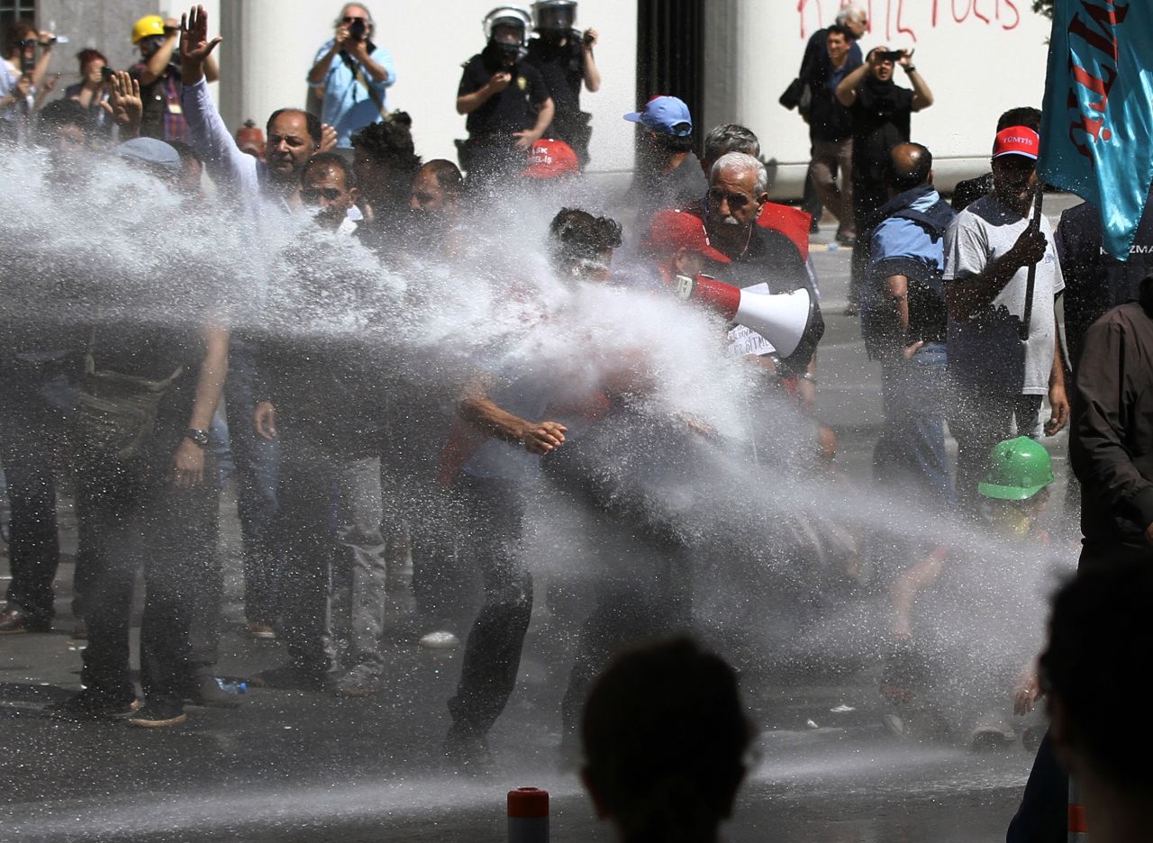 Turkey Mine Fire Image Of Aide Kicking Soma Protester Stokes Anger Cnn