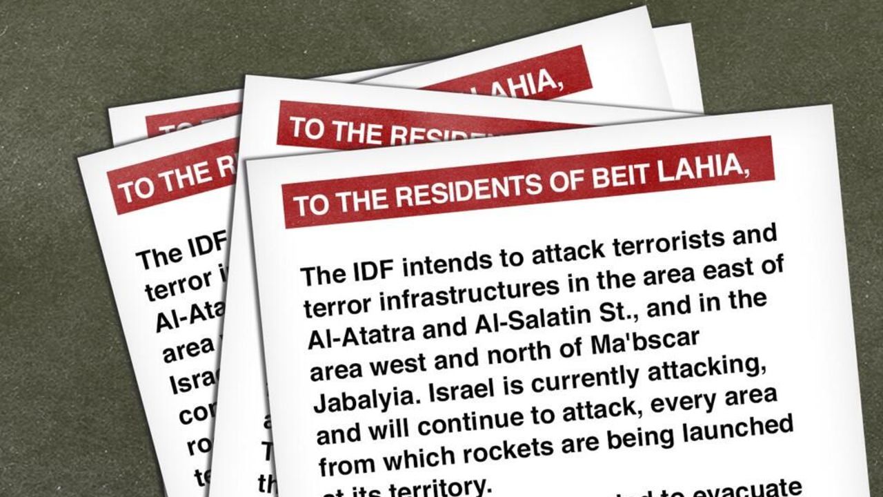 Israel warns Gaza residents to leave before strikes | CNN Israel warns Gaza residents to leave before strikes | CNN
