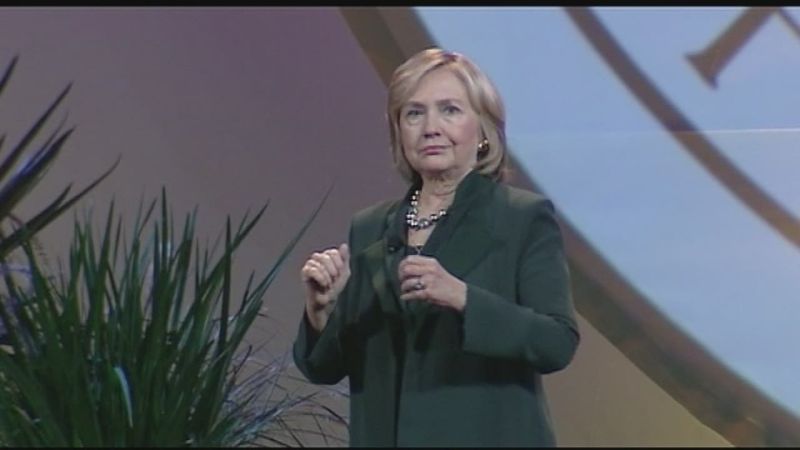 Hillary Clinton Heckled By Man With Bullhorn Cnn Politics