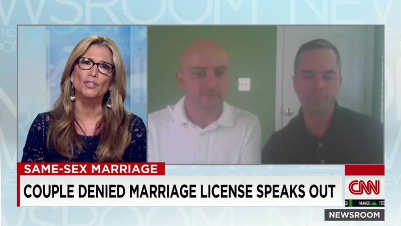Couple Denied Same Sex Marriage License Cnn