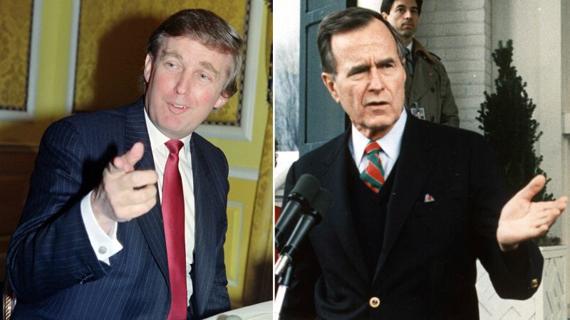 Trump Says Bush 41 Adviser Approached Him About Becoming Vp Cnn Politics