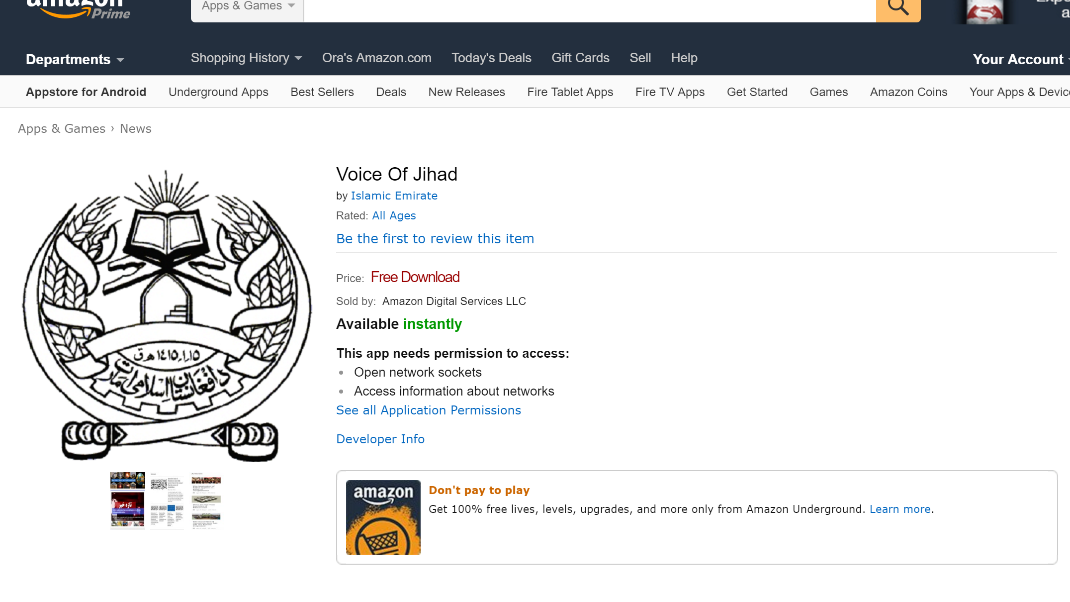 Taliban app surfaces on Amazon | CNN Business