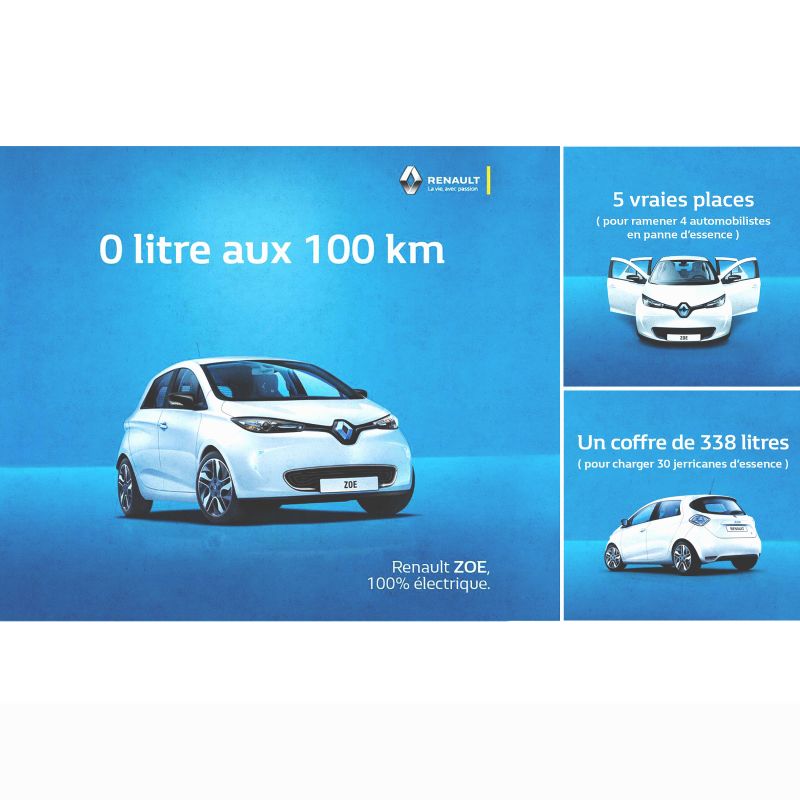 Renault zoe advert store