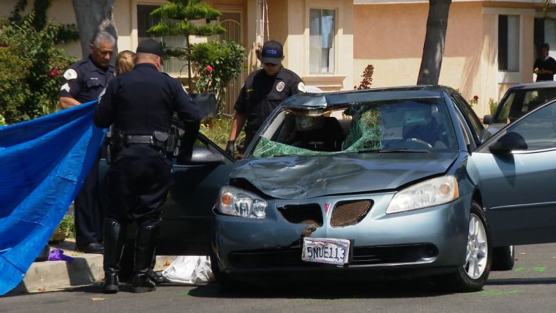 Woman Drives With Hit And Run Victim Wedged In Windshield Cnn