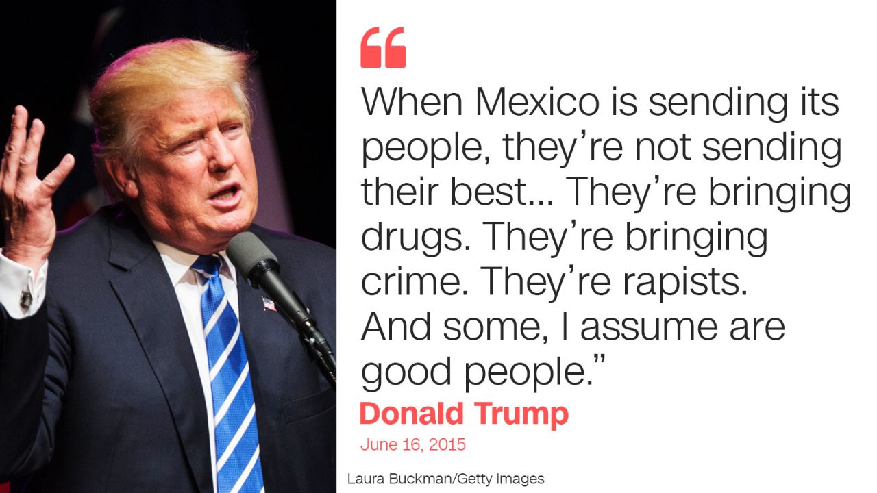 Trump campaign: 11 outrageous quotes | CNN Politics Trump campaign: 11 outrageous quotes | CNN Politics
