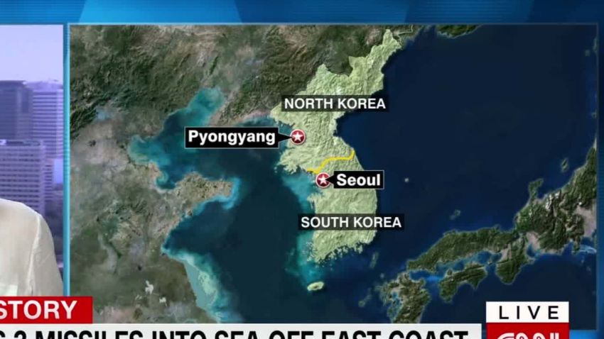 North Korea Fires Three Ballistic Missiles South Korea Says Cnn