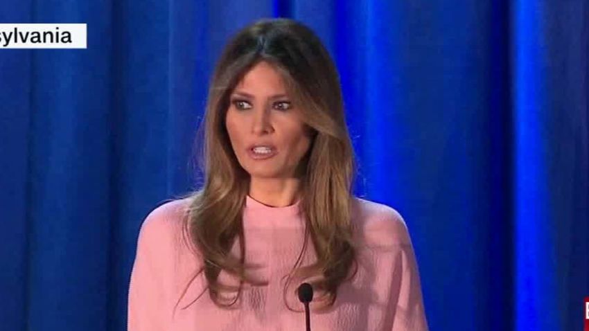 Melania Trump Delivers First Speech Since Rnc Cnn Politics