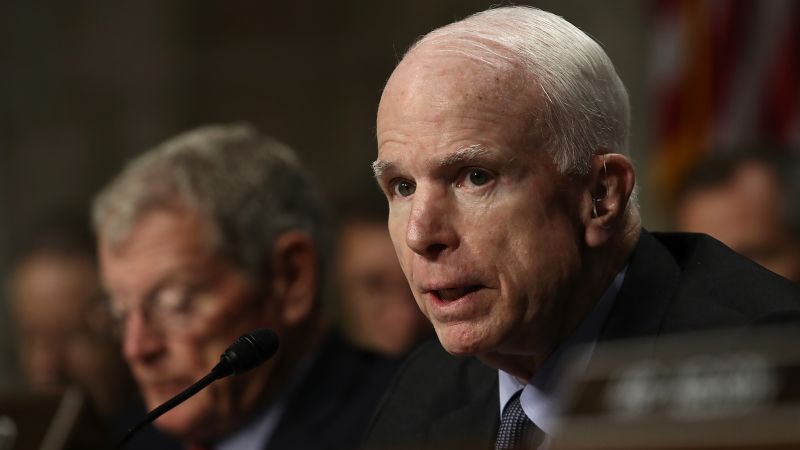 John Mccain On Rex Tillerson ‘i Question The Recipient Of A Friendship