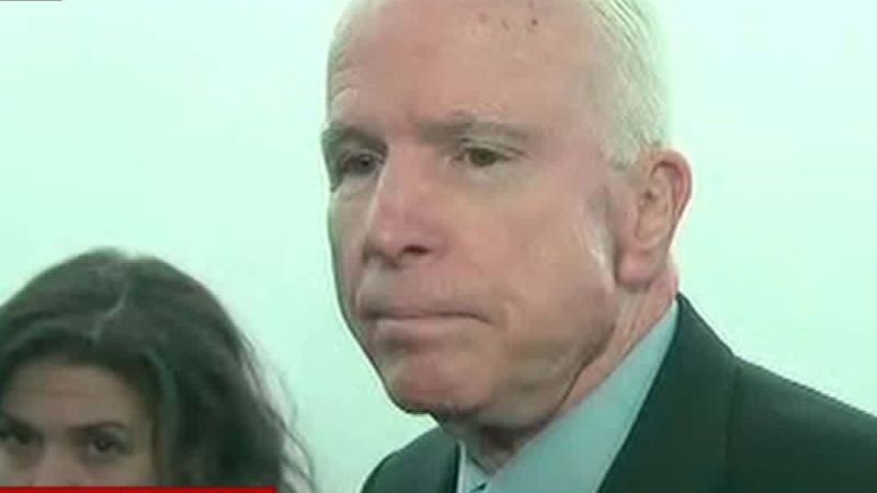 John Mccain Threatens Shut Down If Continuing Resolution Is On The