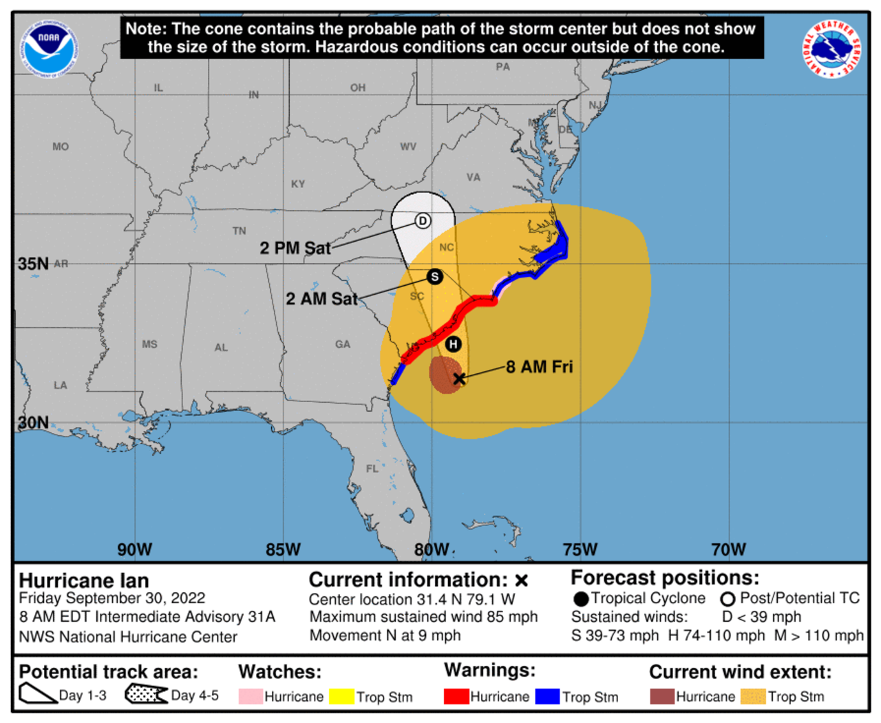 Hurricane Ian Barrels Into South Carolina After Slamming Florida Cnn