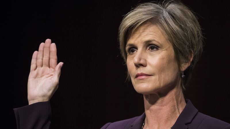 Sally Yates Told White House Aides Flynn Was A Russian Blackmail Risk