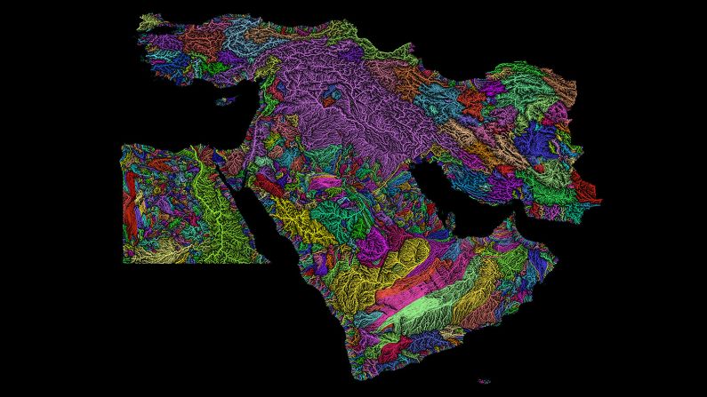 River maps become colorful pieces of art | CNN