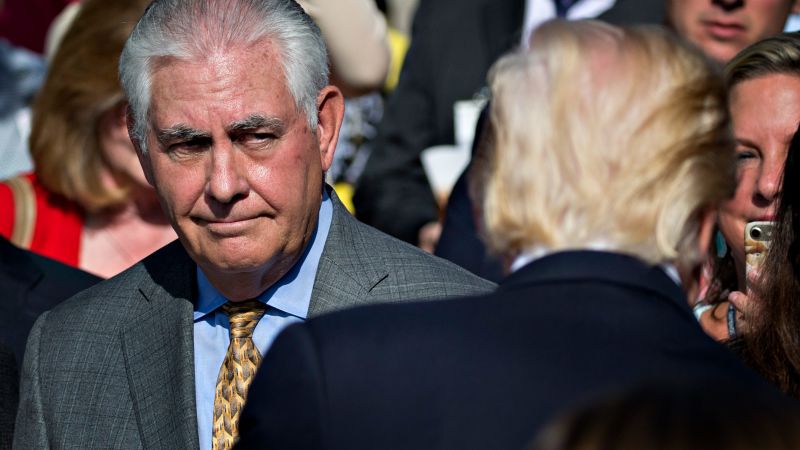 Rex Tillerson Kind Of Admitted He Called Trump A ‘moron Cnn Politics