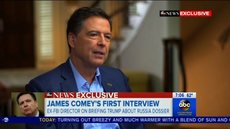 The 70 Must See Lines In James Comeys Abc Interview Cnn Politics