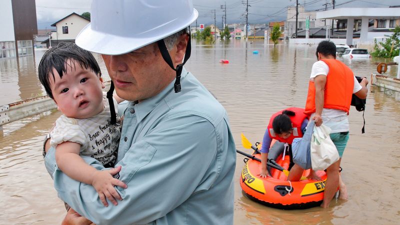Japan Floods And Landslides Kill Dozens Millions Evacuated Cnn