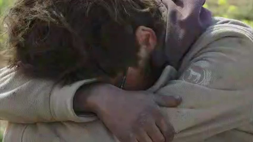 With Heads Bowed Isis Fighters Surrender Cnn
