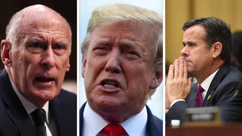 Trump Says Ratcliffe Will ‘rein In Us Intelligence Agencies As Spy
