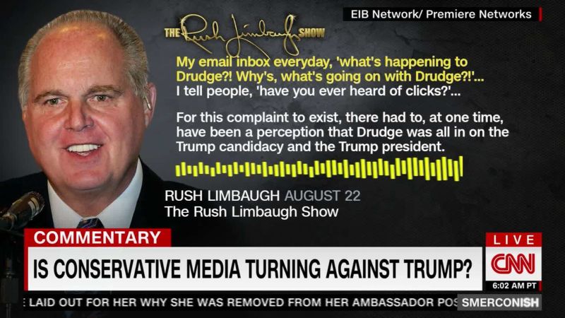 Comment Is Conservative Media Turning Against Trump Cnn