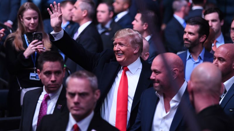 Donald Trump At Ufc 244 President Met With Loud Boos Some Cheers At
