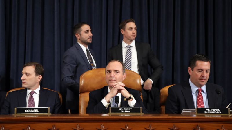 Read Adam Schiffs Opening Statement In The Impeachment Hearing Cnn