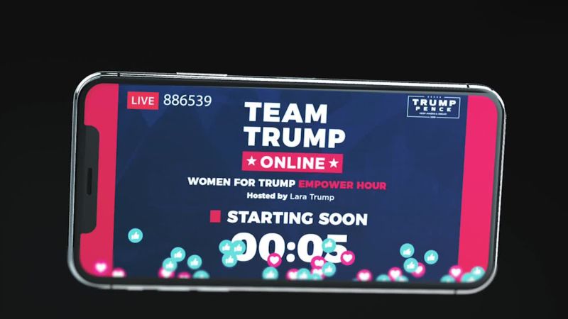 Trumps New Campaign App Gamifies Voter Outreach Cnn Politics