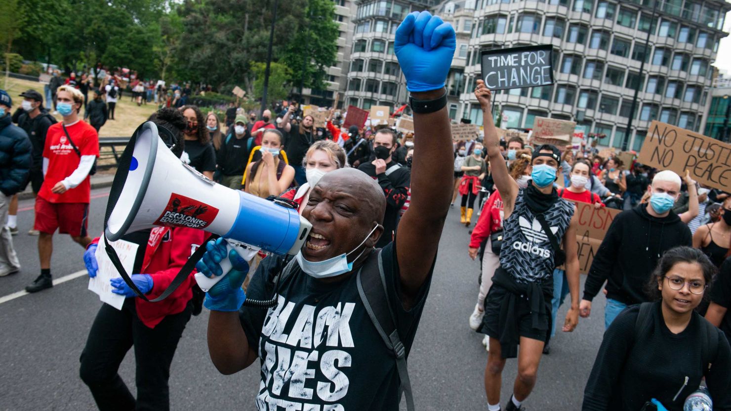 ‘the Uk Is As Bad As America Londoners Mourn Floyd And Demand Justice