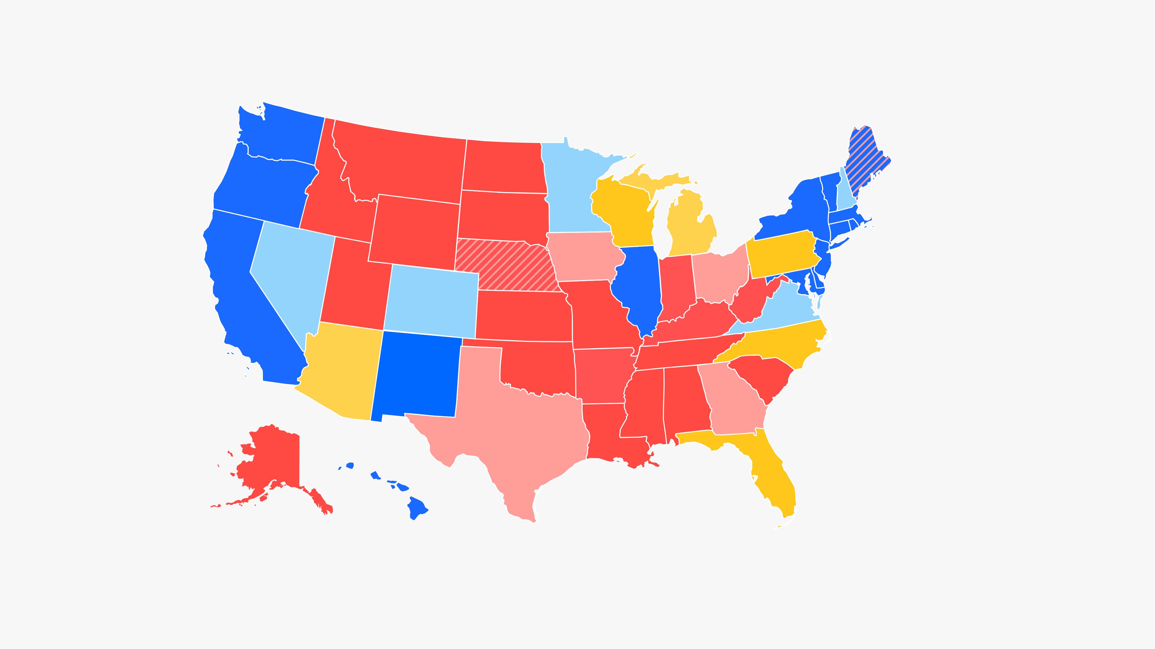 Cnn Battleground States Map Arlene Natassia