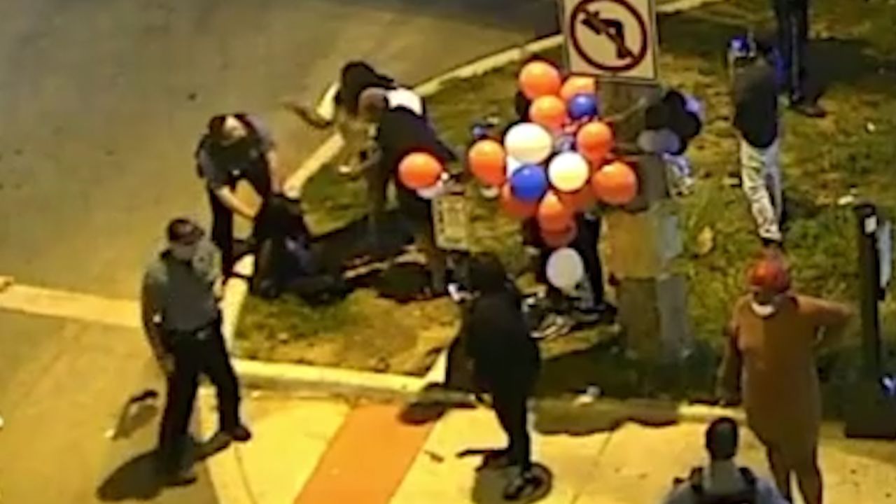 Footage Of A Kansas City Officer Kneeling On The Back Of A Pregnant