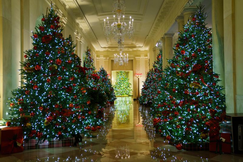 Melania Trump s White House Christmas decorations spotlights essential workers CNN Politics