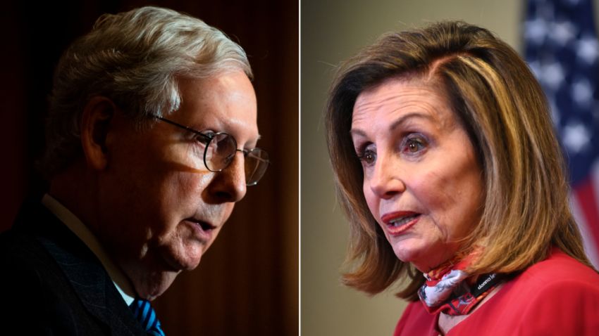 Homes Of Nancy Pelosi Mitch Mcconnell Are Vandalized Cnn Politics