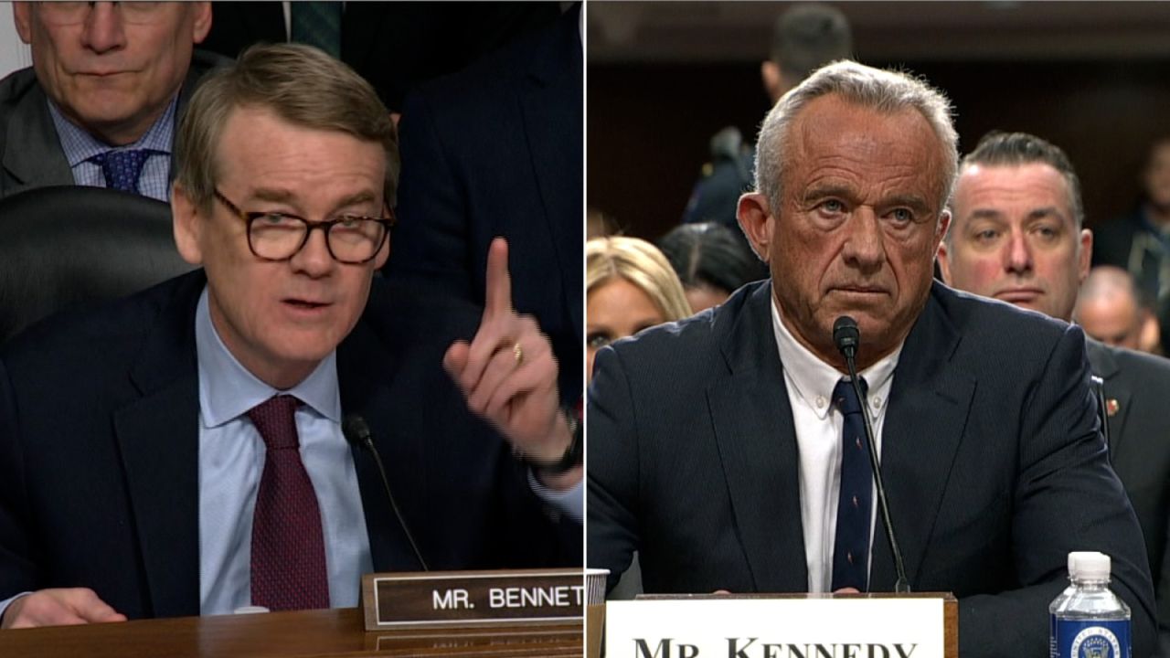 Video: Sen. Bennet grills RFK. Jr on his vaccine rhetoric during HHS ... Video: Sen. Bennet grills RFK. Jr on his vaccine rhetoric during HHS ...