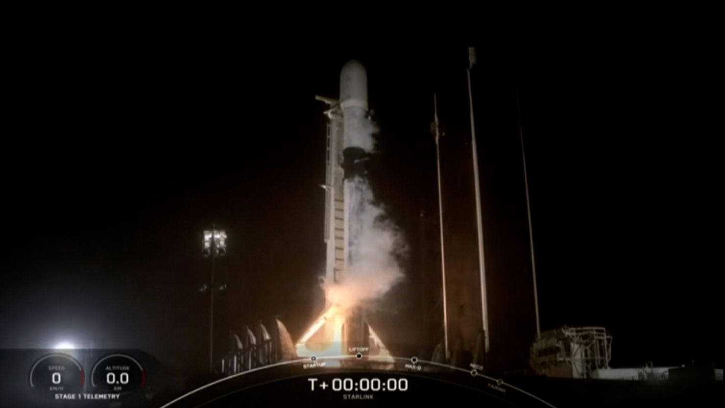 Spacex Launches Falcon 9 Rocket Carrying Starlink Satellites Cnn Business