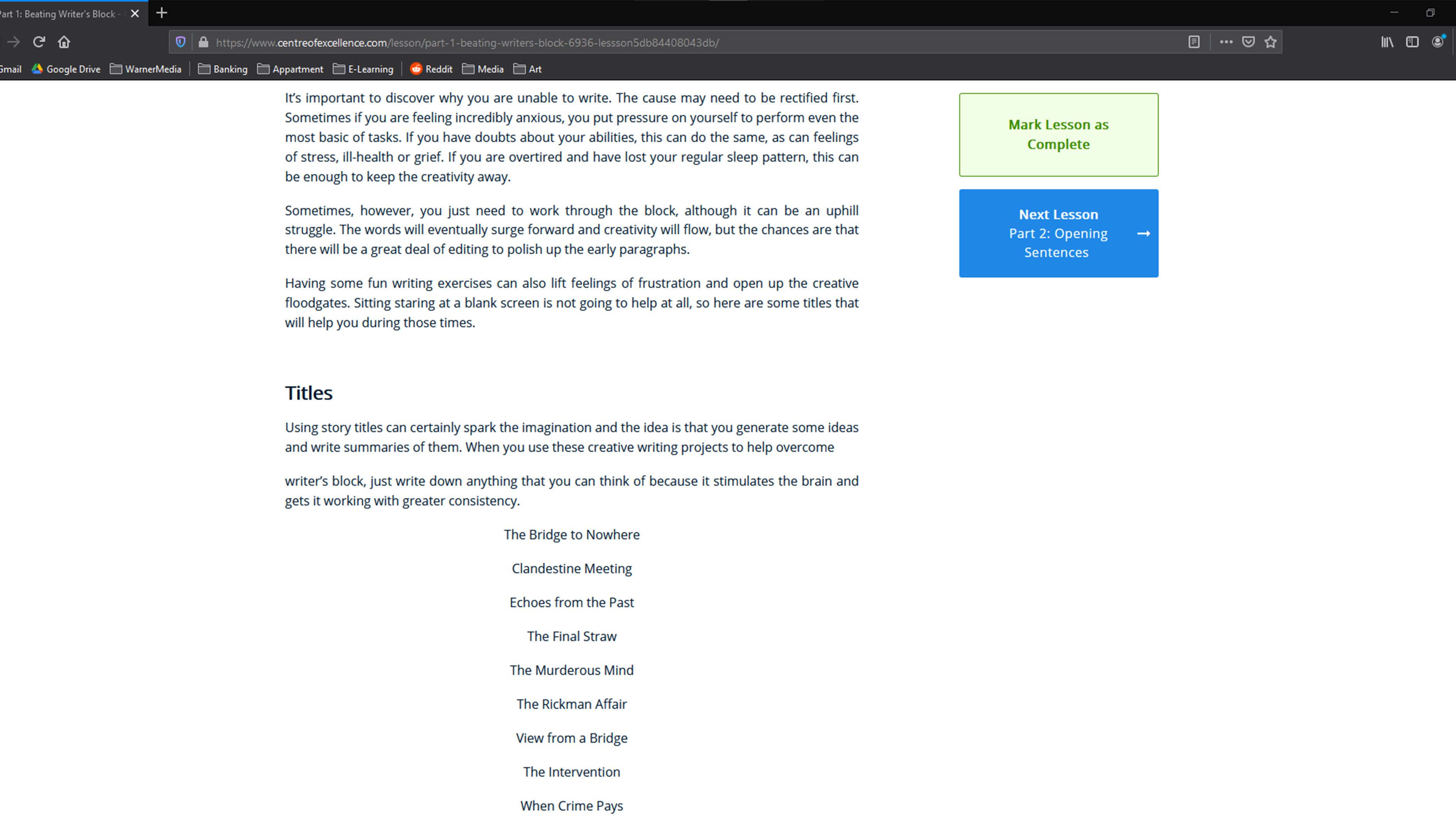 Sharpen your writing skills with this comprehensive creative writing ...