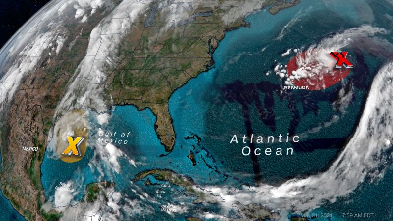 Tracking Two Tropical Disturbances In The Atlantic Ahead Of Hurricane