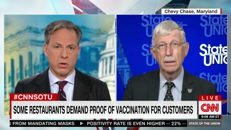 NIH director supports businesses requiring vaccines | CNN Politics