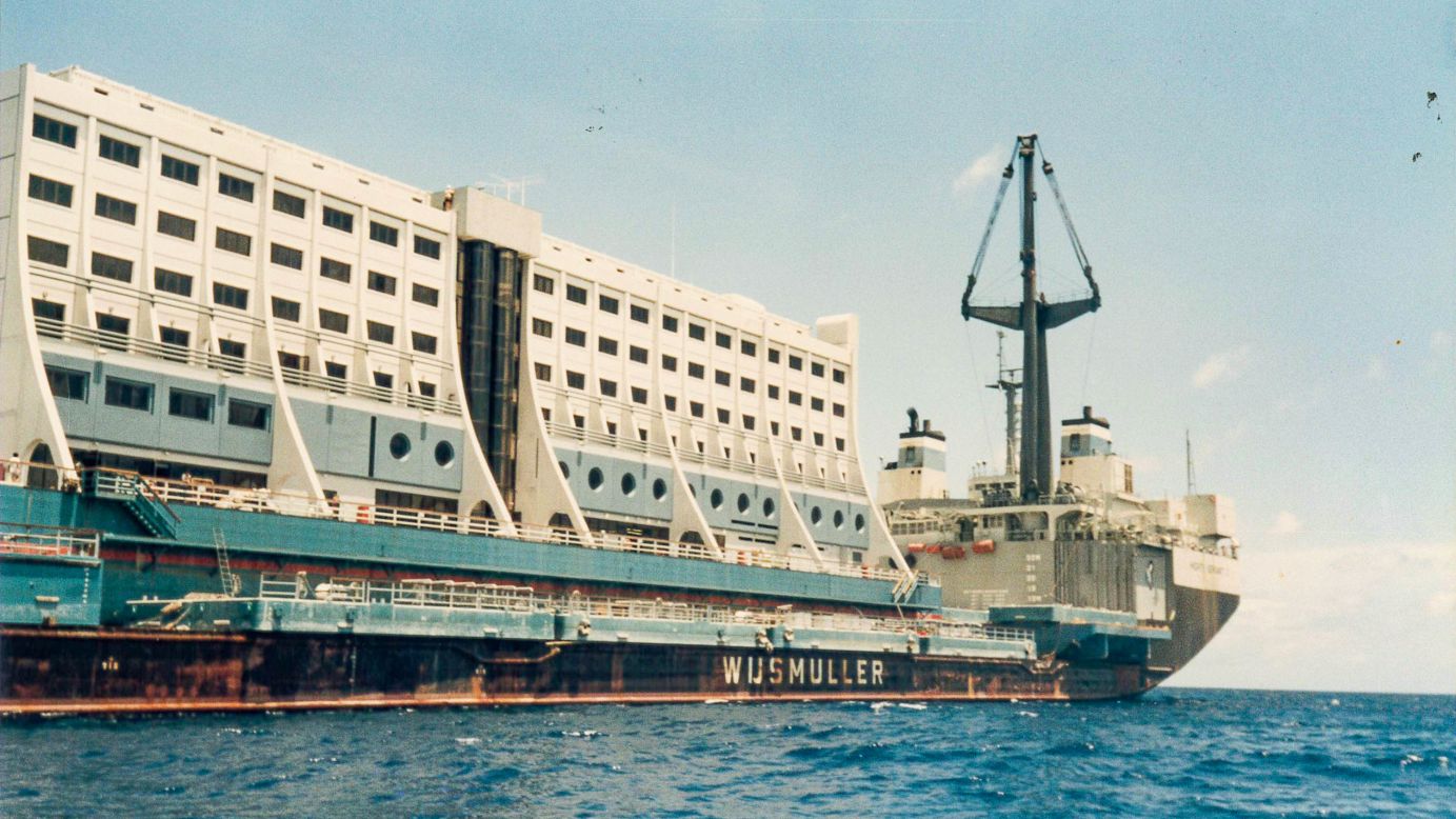 The Rise And Fall Of The Worlds First Floating Hotel Cnn