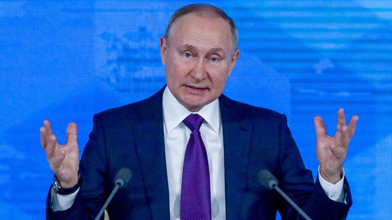 Putin addresses build-up of troops near Ukraine in annual press ...