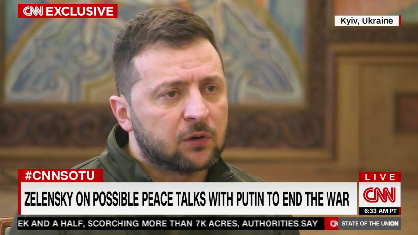 What Zelensky Thinks About Peace Talks With Vladimir Putin Cnn Politics
