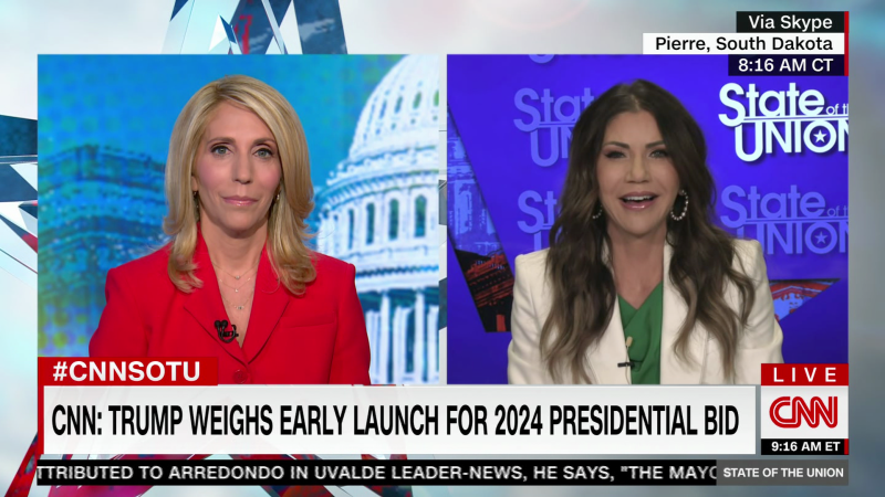 Would Gov Kristi Noem Be Trumps Vp In 2024 Hear Her Answer Cnn