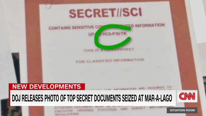 FBI photo shows ‘classified’ markings | CNN