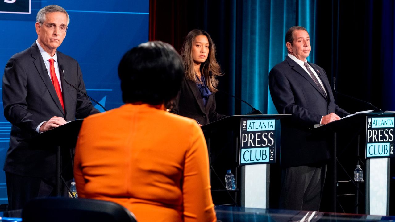 Georgia Secretary Of State Candidates Spar Over Their Records And